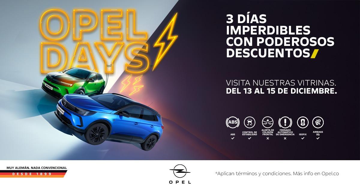 Opel days: la iniciativa para conquistar el mercado en decembrino